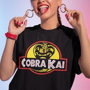 Jurassic Park Logo X Cobra Kai T-shirt, Cobra Kai Shirt, the Karate Kid Shirt - Etsy