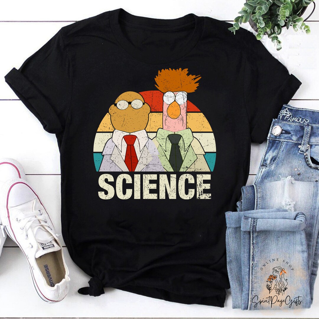 Muppets Science Bunsen and Beaker Unisex T-shirt, Funny Science Shirt ...