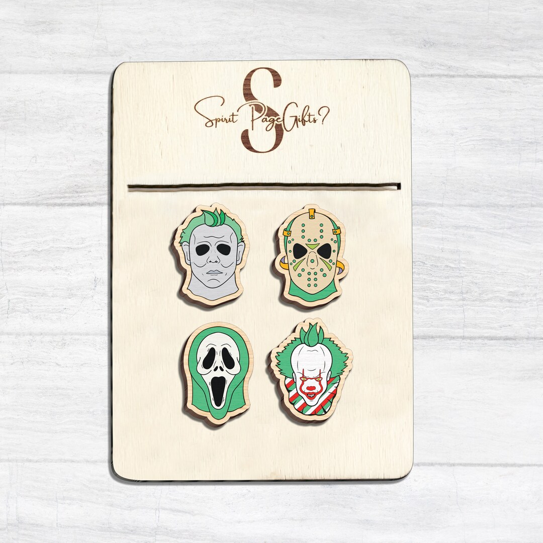 Horror Movie Stud Earrings Bundle Glowforge SVG File, Horror Movie Stud ...