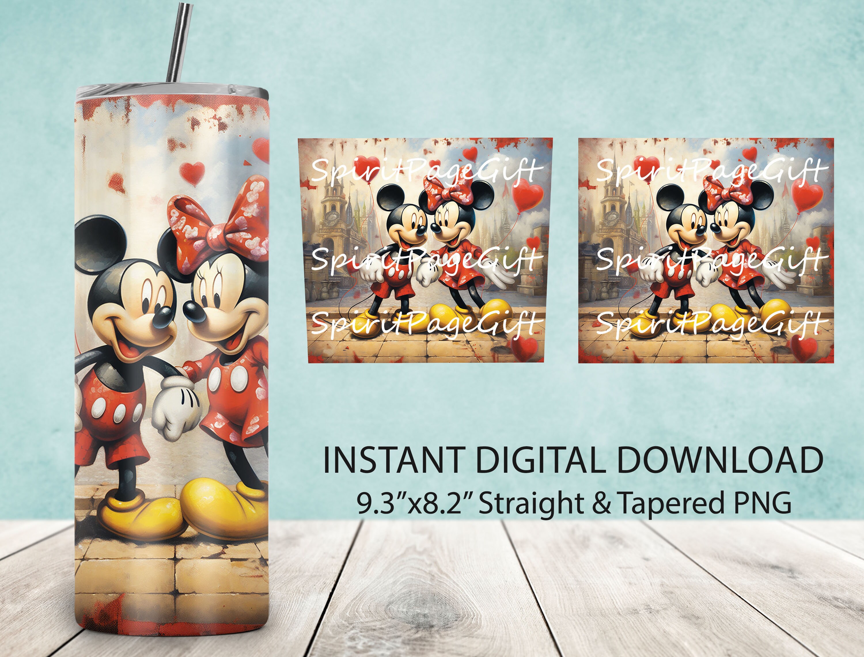 Mickey and Minnie 20oz Skinny Tumbler, Mickey Sublimation, Skinny ...