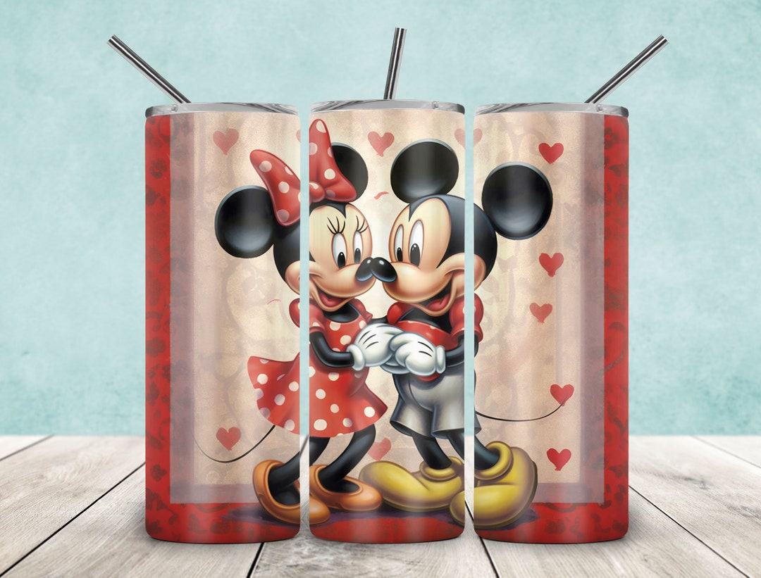 Mickey and Minnie 20oz Skinny Tumbler, Mickey Sublimation, Skinny ...