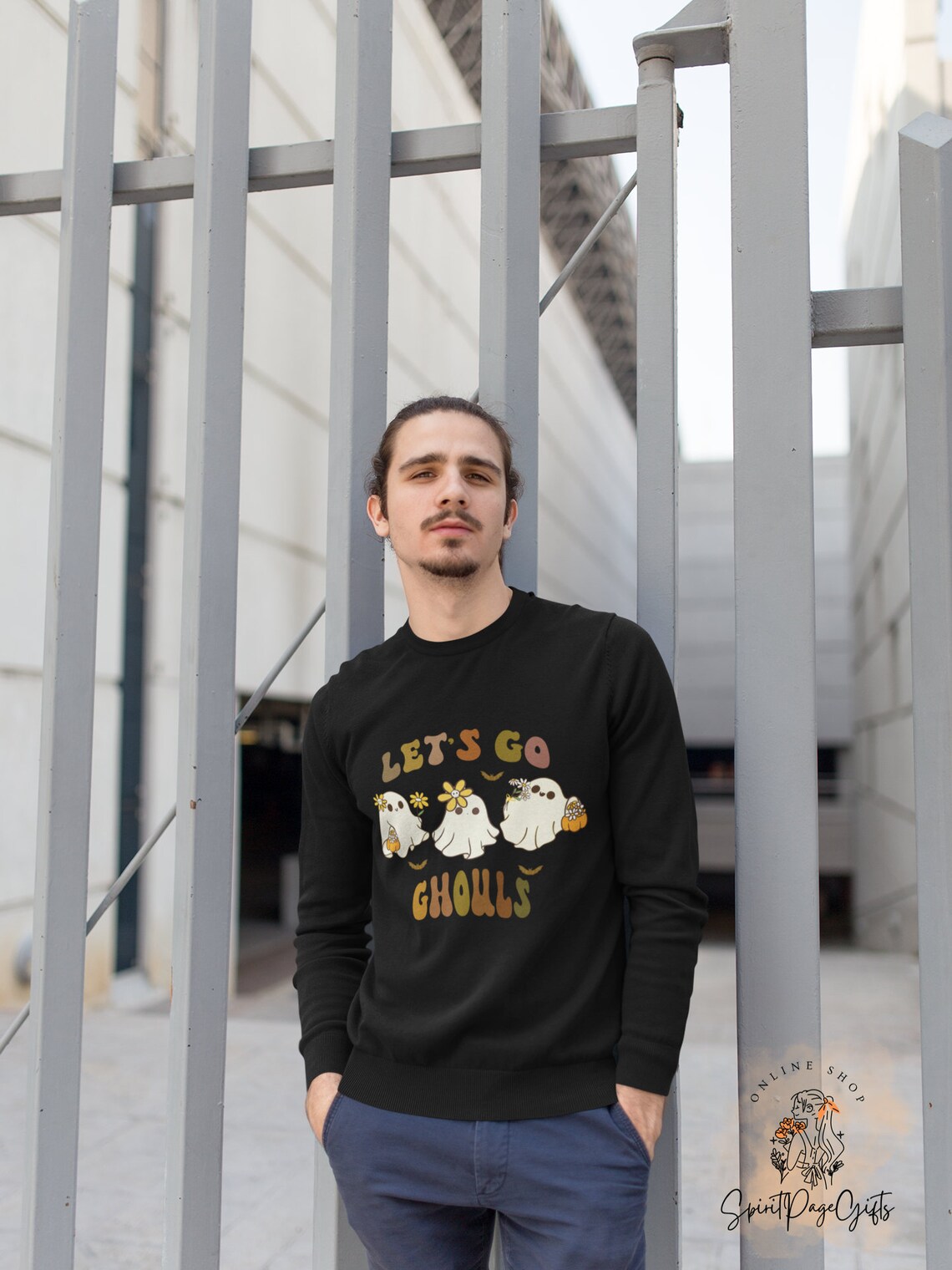 Retro Lets Go Ghouls Vintage T-shirt, Ghoul Gang My First Halloween ...