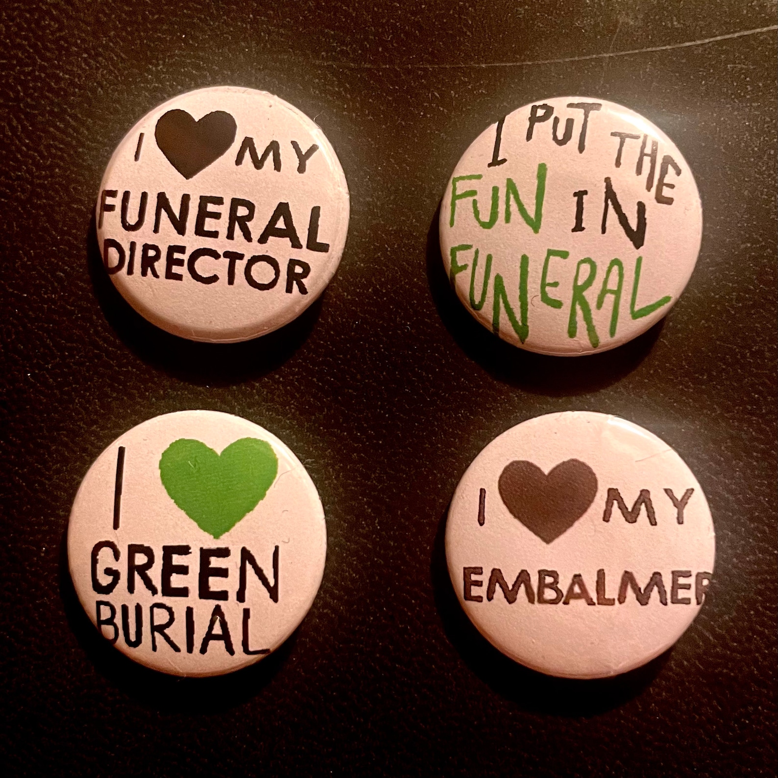 25mm Death Positive Sayings Pin Badges (funeral Director, Embalmer) - Etsy