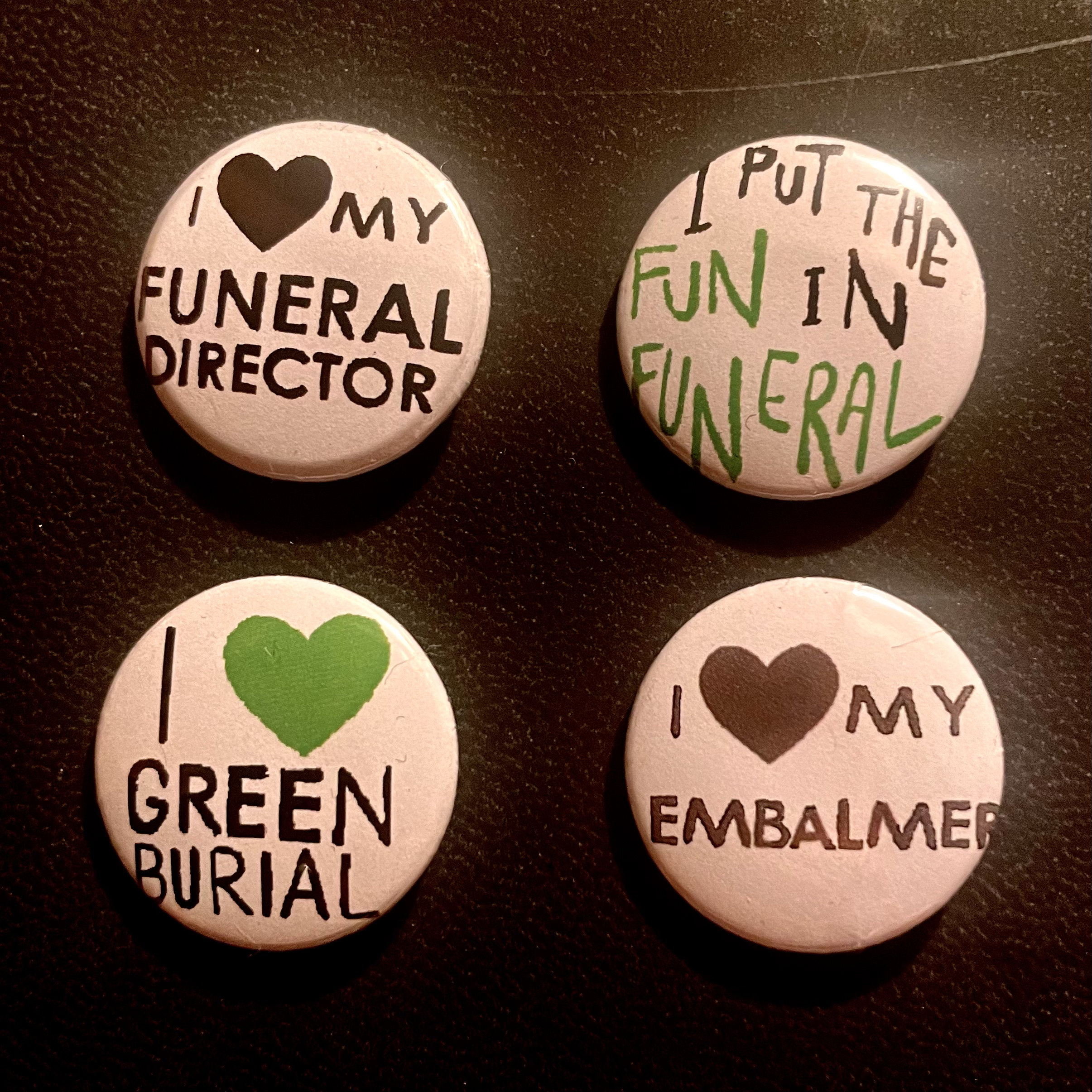 25mm Death Positive Sayings Pin Badges (funeral Director, Embalmer) - Etsy