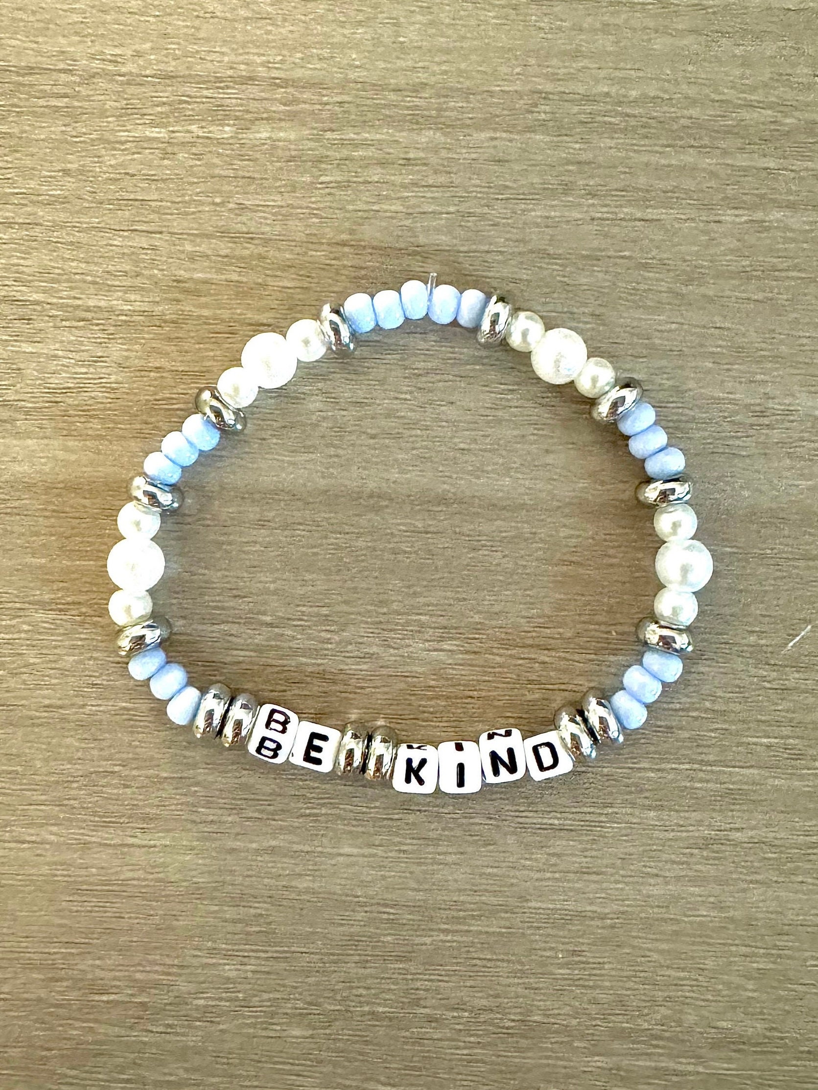 Be Kind | Word Bracelet | Letter Bracelet | Mental Health | Awareness ...