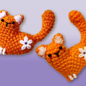 Crochet Pattern, Love Heart Cat, Valentine's Day, Easter, Mother's Day ...