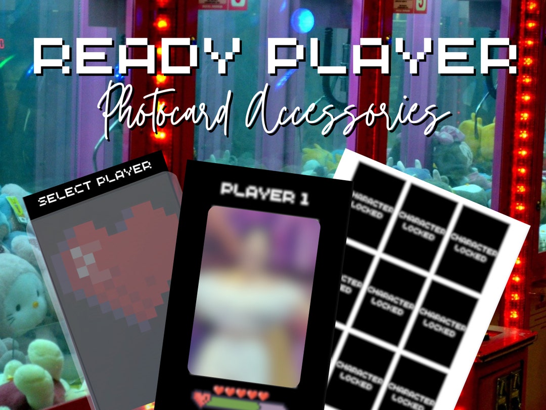 Ready Player! Photocard Accessories Pack | Placeholders, Sleeve ...