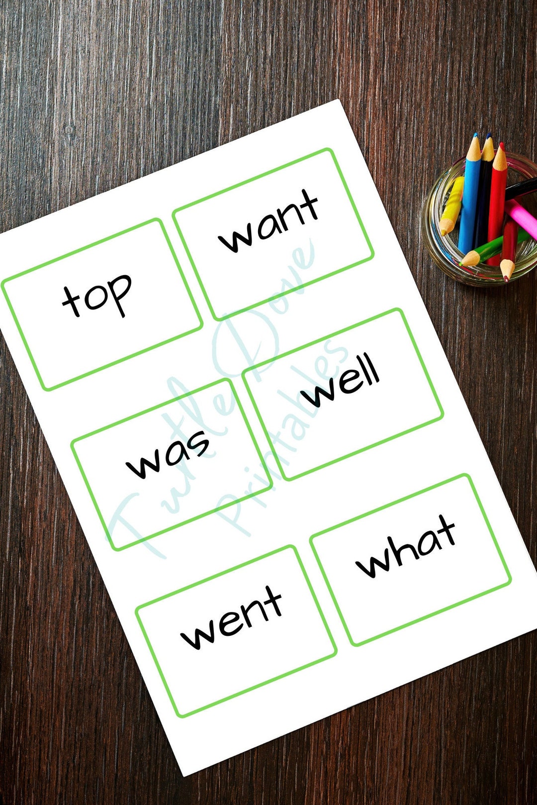 Printable Site Word Printable Flashcards - Etsy