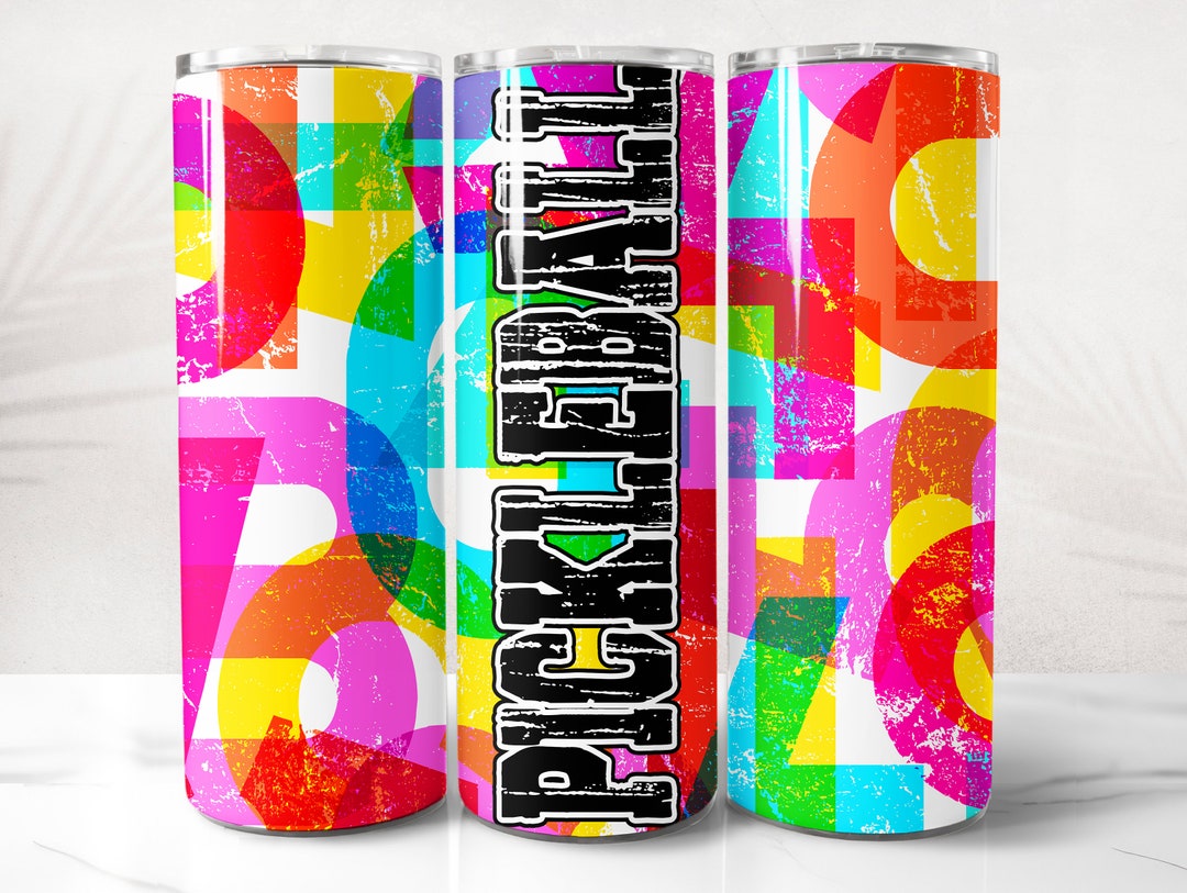 Pickleball Tumbler Wrap PNG Design, Pickleball Tumbler Wrap 20 Oz ...