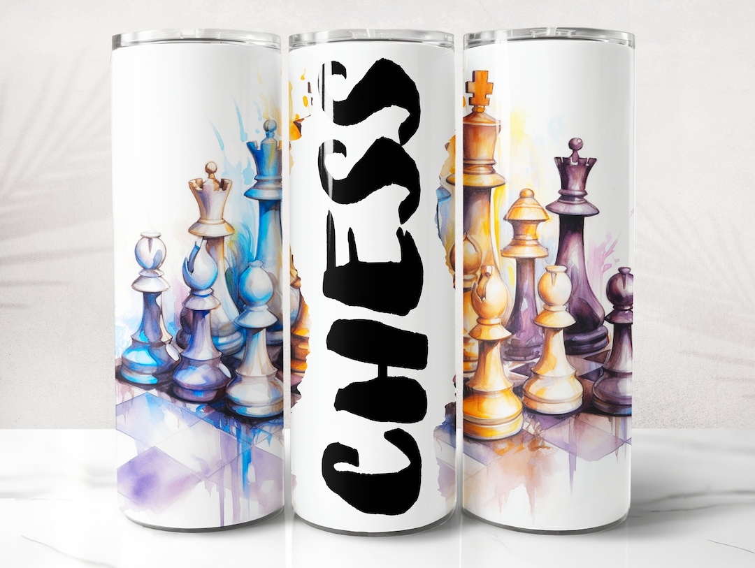 Chess Tumbler Wrap PNG Design, Chess Tumbler Wrap 20 Oz Skinny Tumbler ...