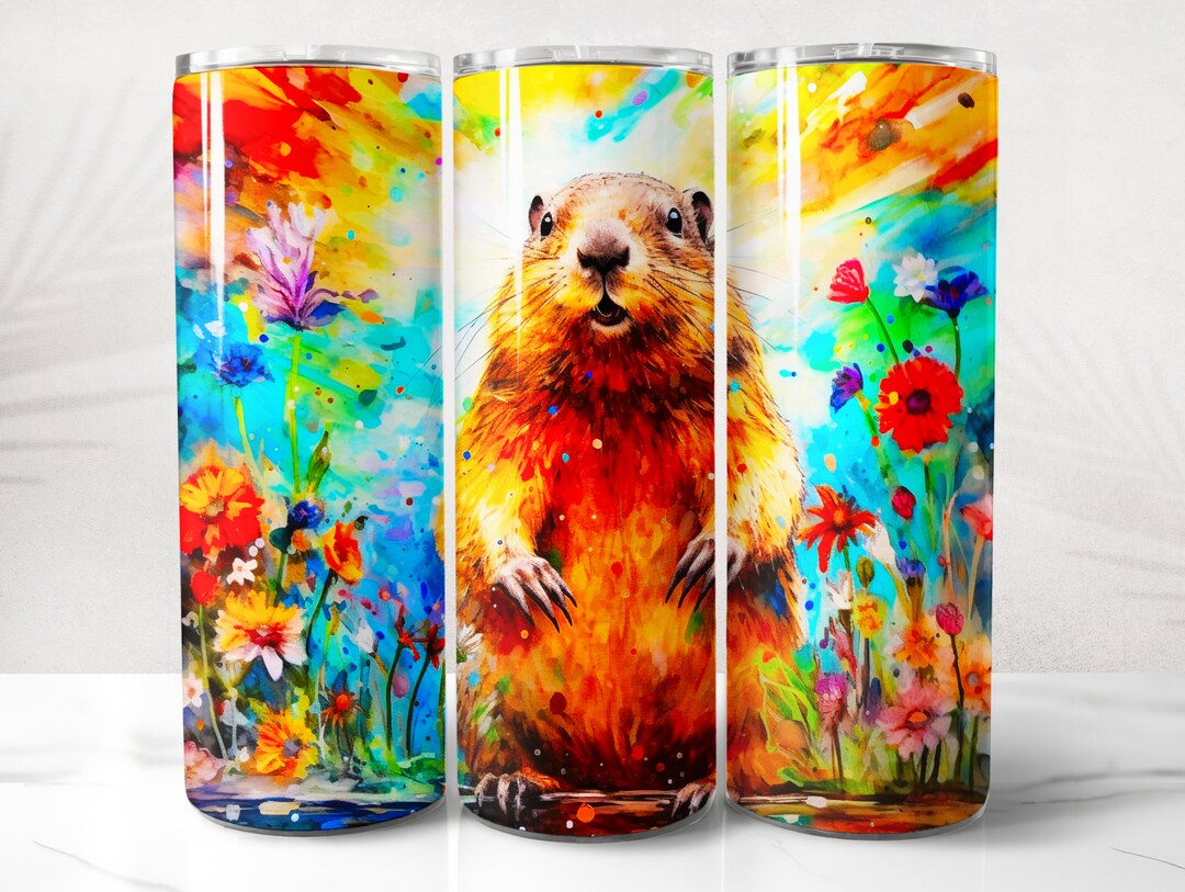 Beaver Tumbler Wrap PNG Design, Beaver Tumbler Wrap 20 Oz Skinny ...