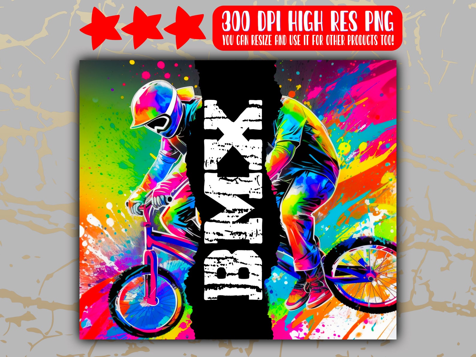 BMX Tumbler Wrap PNG Design BMX Tumbler Wrap 20 Oz Skinny - Etsy
