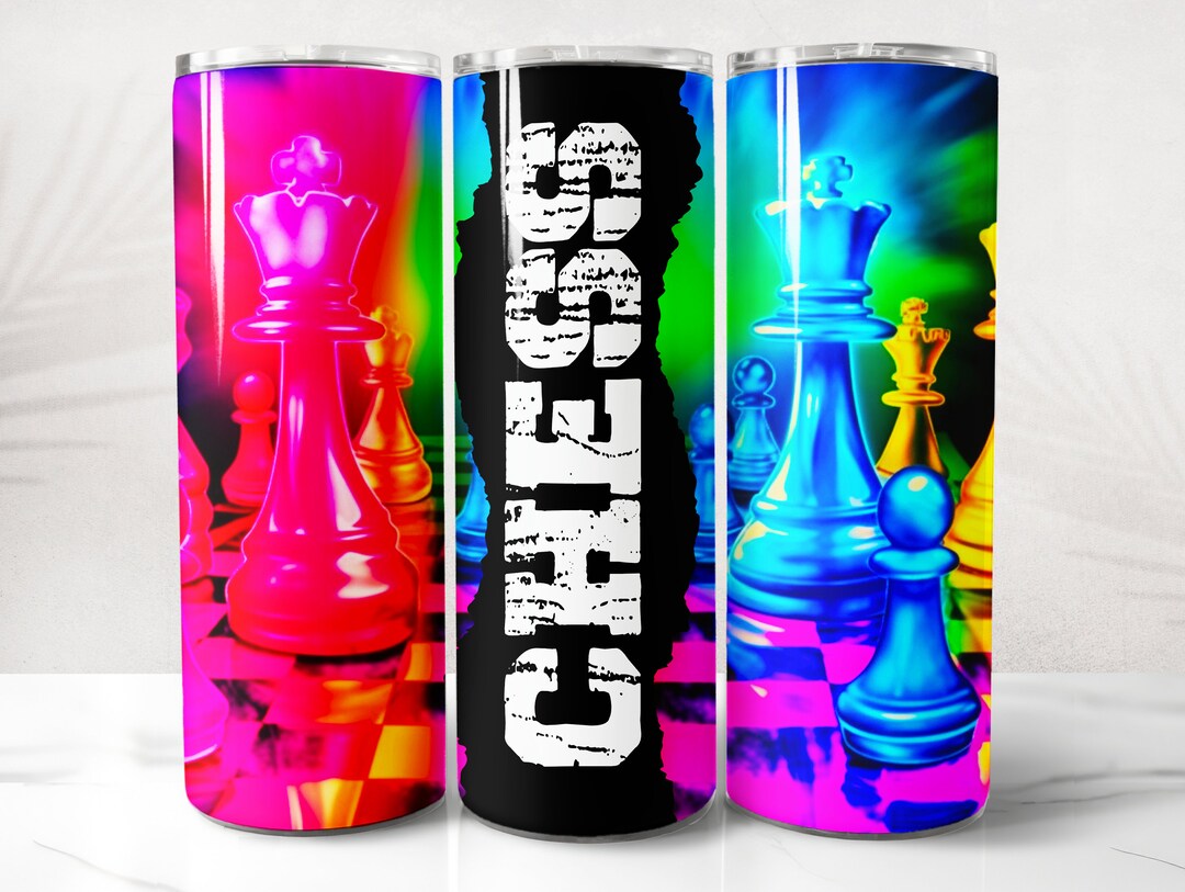 Chess Tumbler Wrap PNG Design, Chess Tumbler Wrap 20 Oz Skinny Tumbler ...