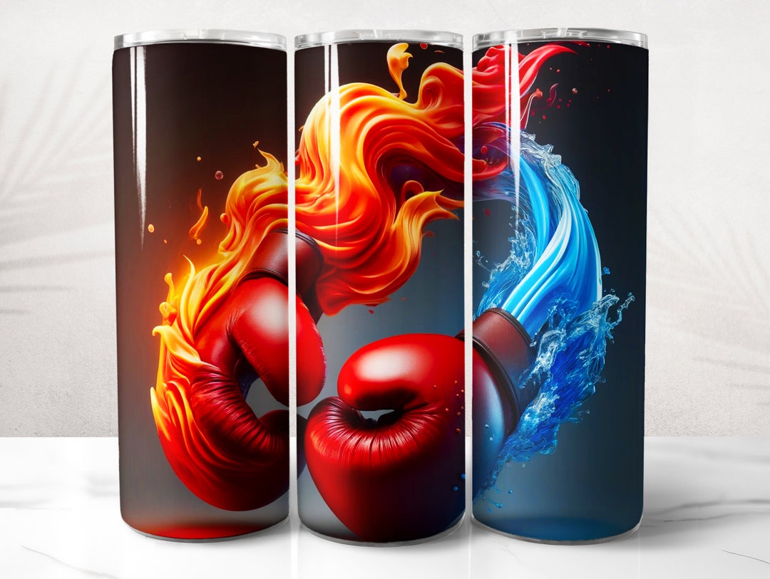 Boxing Tumbler Wrap PNG Design, Boxing Tumbler Wrap 20 Oz Skinny ...