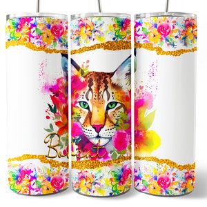 Bobcat Tumbler Wrap PNG Design, Bobcat Tumbler Wrap 20 Oz Skinny ...