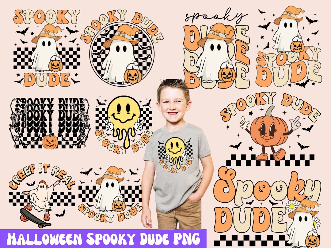 Halloween Spooky Dude PNG, Spooky Boy PNG, Png, Halloween Toddler Png ...