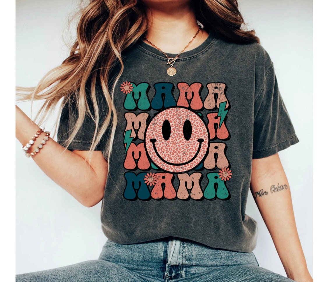 Retro Mama Design, Sublimation Design, Graphic Design, Digital Download ...