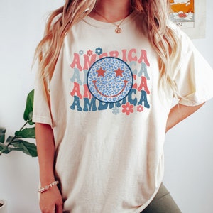 America Stacked Svg Png, Retro America Svg Png, Retro USA Svg Png, 4th ...