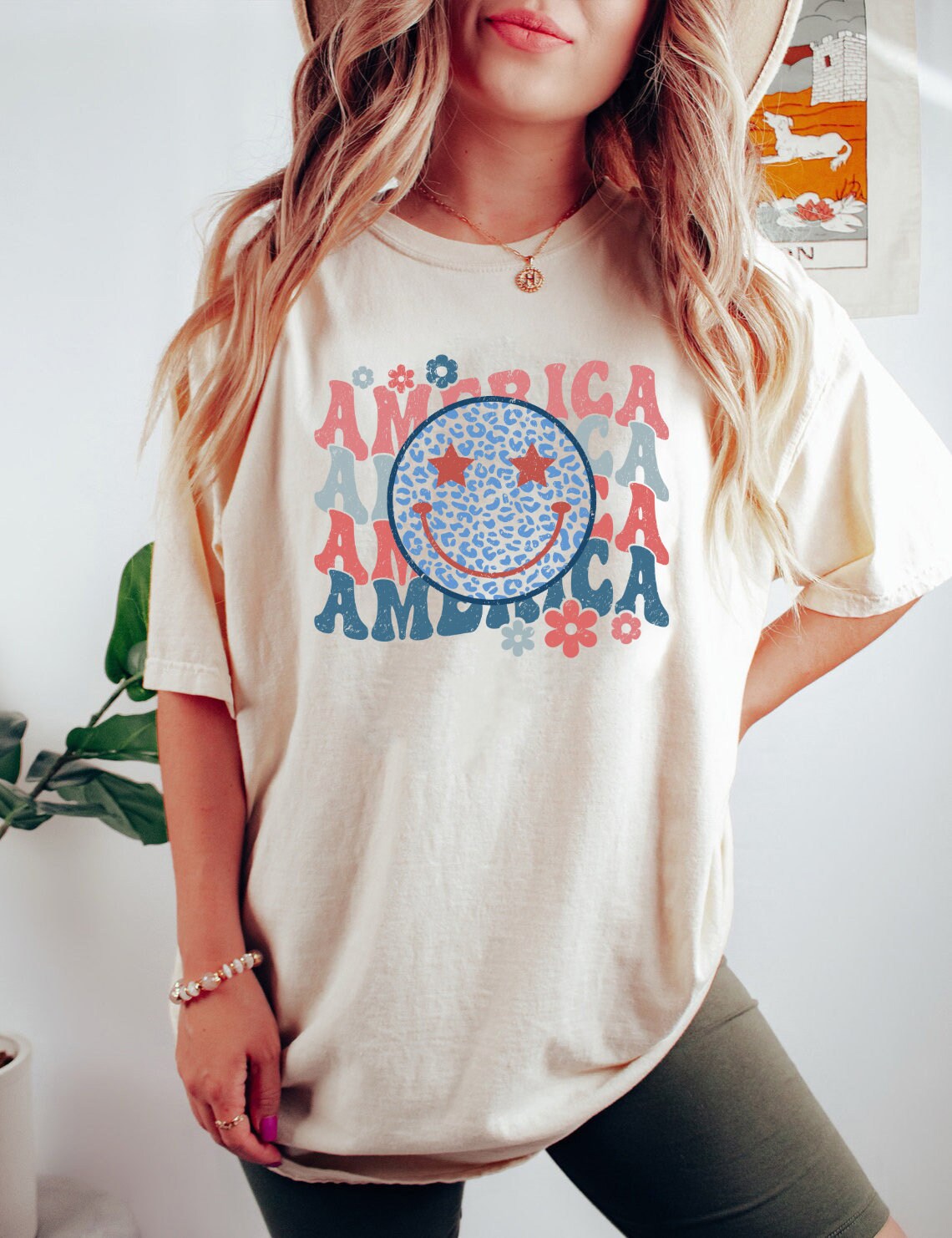 America Stacked Svg Png, Retro America Svg Png, Retro USA Svg Png, 4th ...