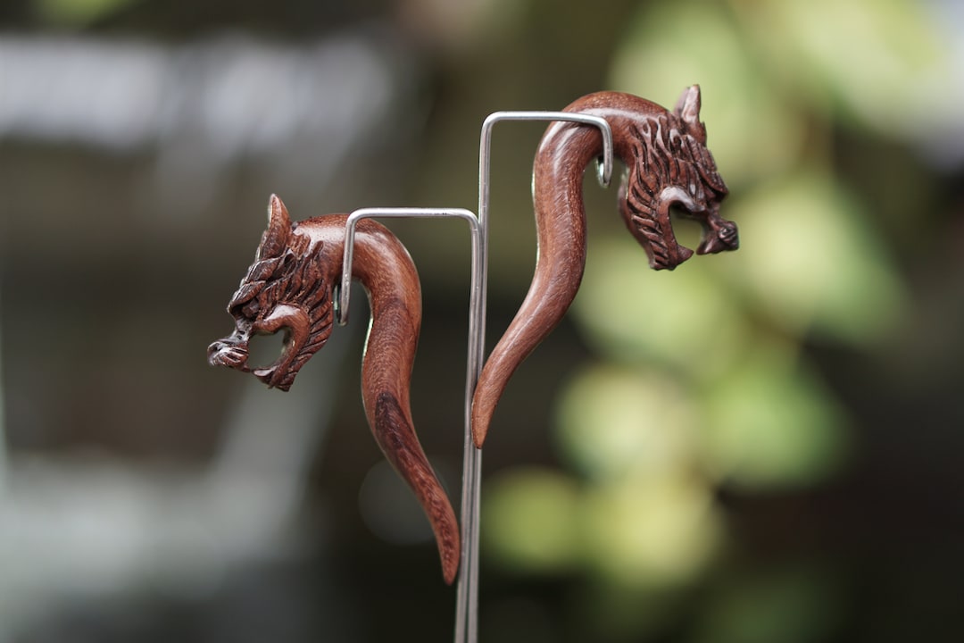 Pairs of Dragon Sono Wood Earring Gauges Tapered 8g 6g 4g 2g 0g 00g - Etsy