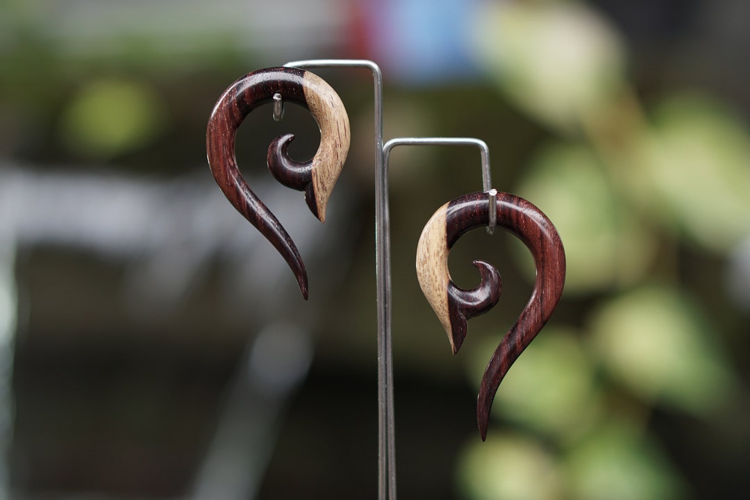 Pairs of Sono Wood Earring Gauges Tapered 8g 6g 4g 2g 0g 00g - Etsy