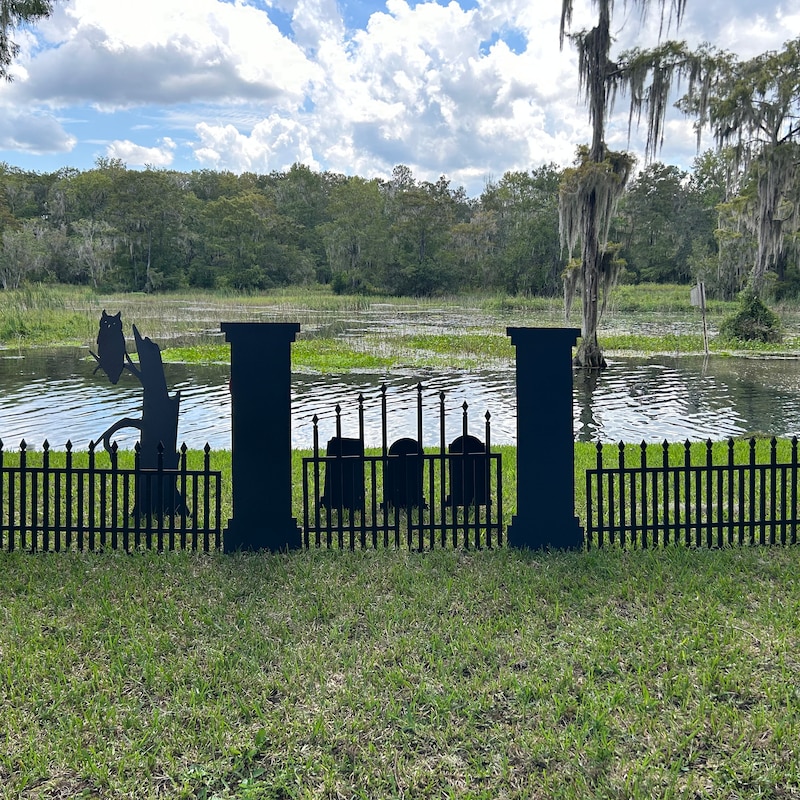 Halloween Graveyard Fence - Etsy