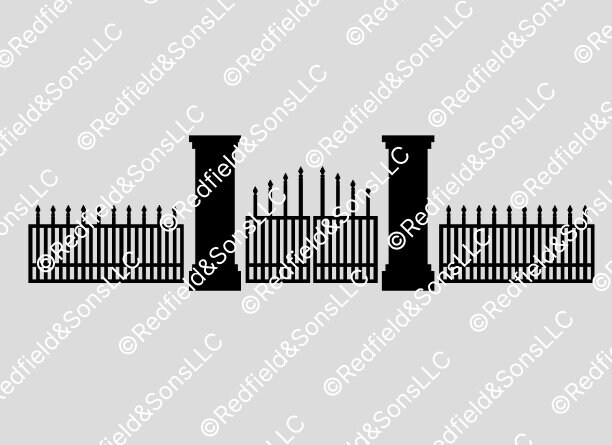 Graveyard Fence | Halloween Fence | Halloween Signs | Halloween Yard ...