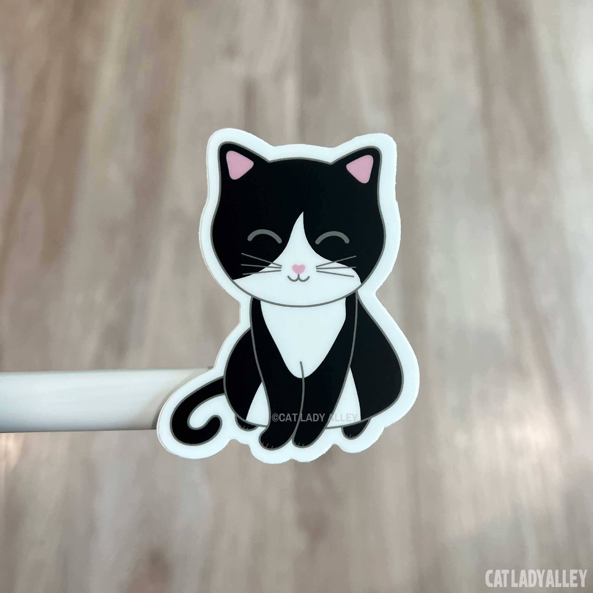 Tuxedo Cat Sticker - Etsy
