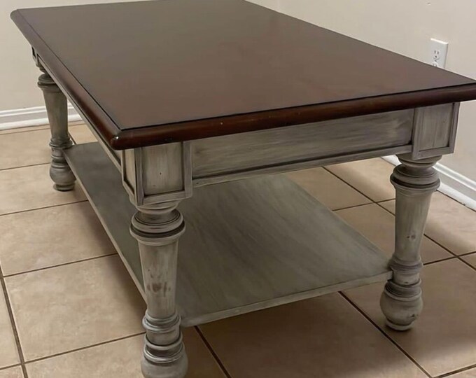 Distressed Coffee Table - Etsy