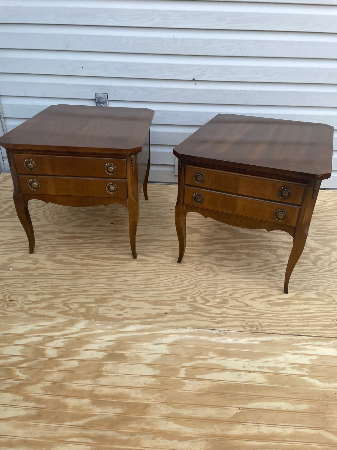 Mid Century Modern Side Tables Brandt - Etsy