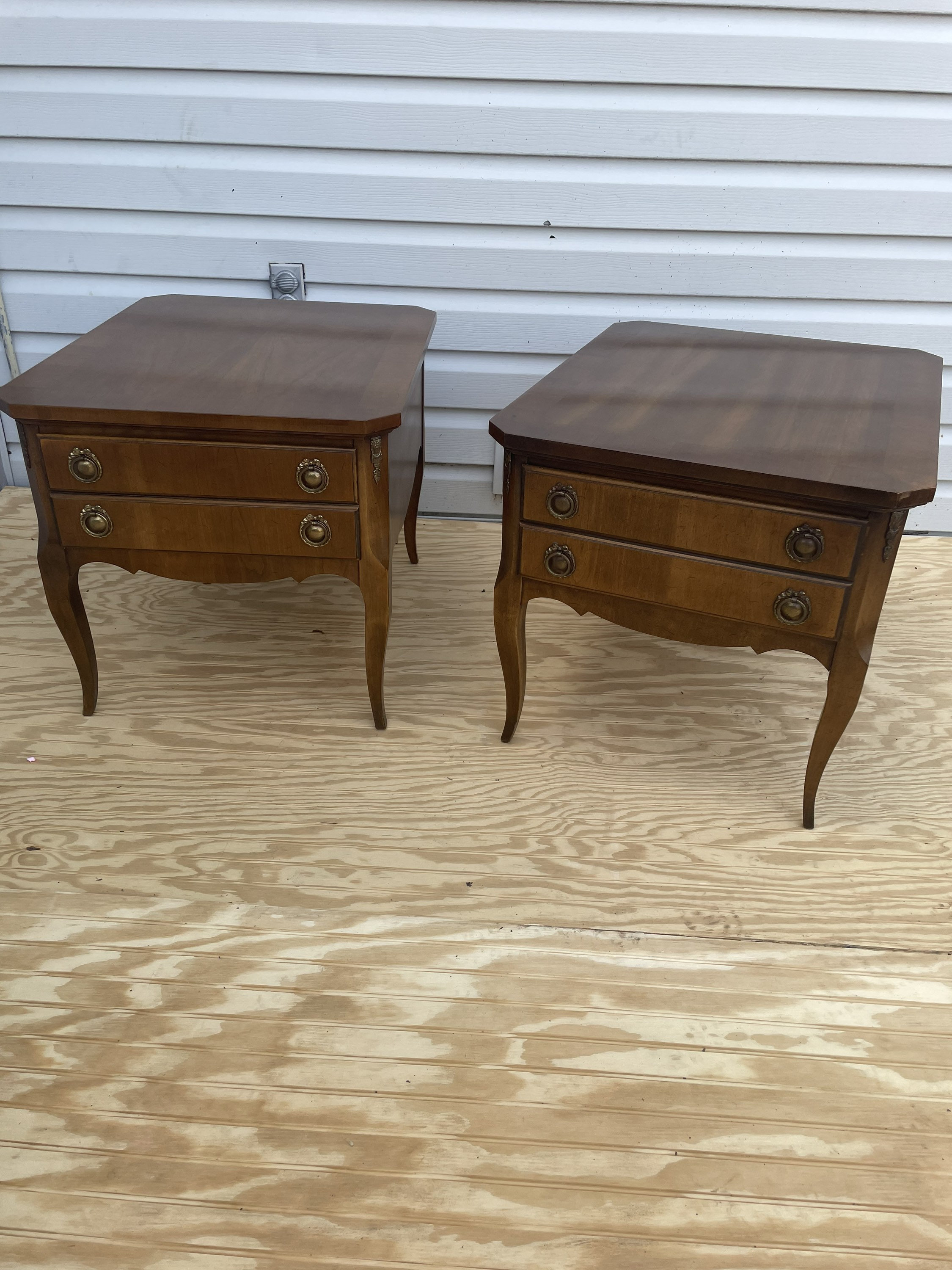 Mid Century Modern Side Tables Brandt - Etsy