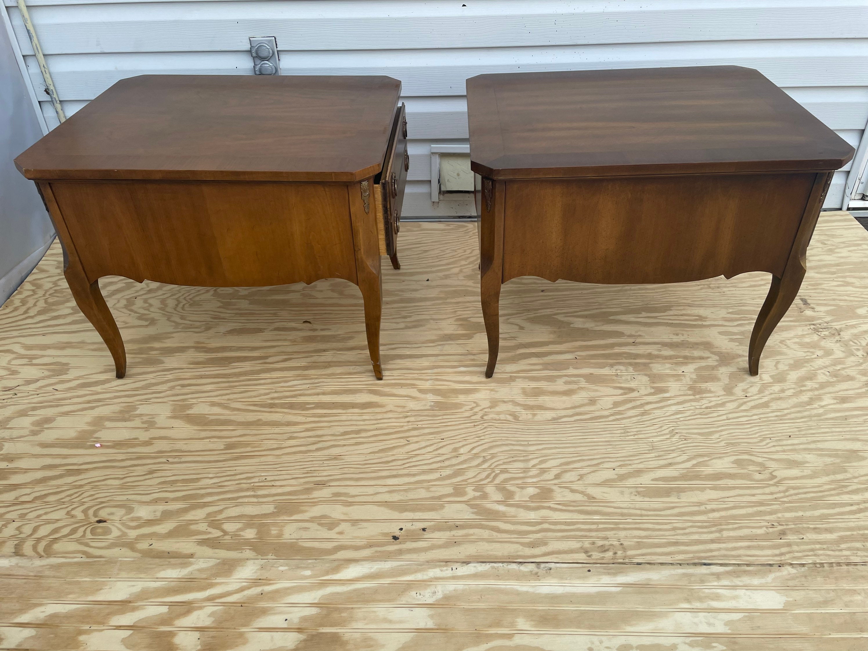 Mid Century Modern Side Tables Brandt - Etsy