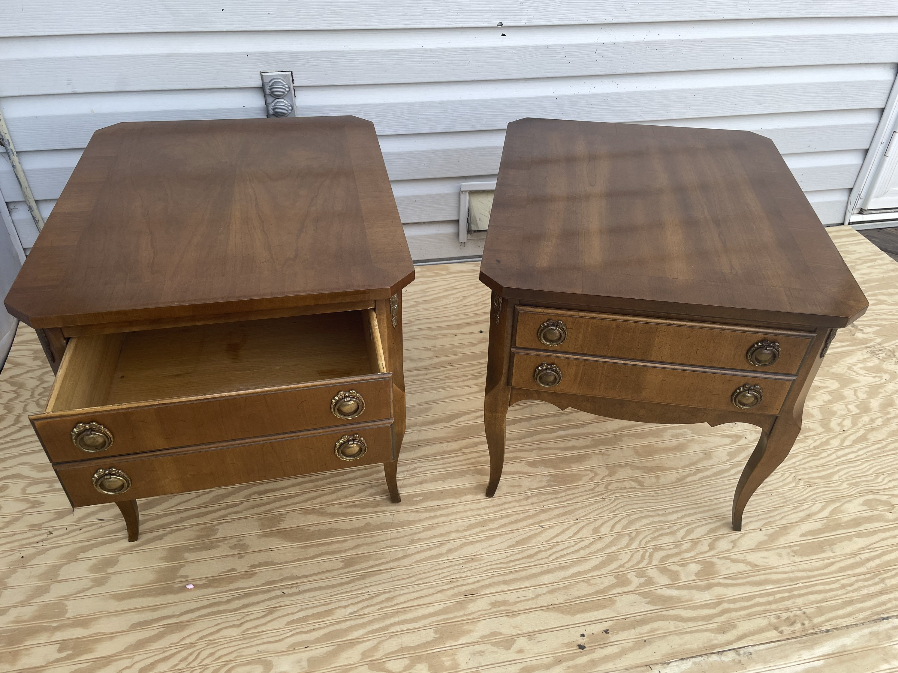 Mid Century Modern Side Tables Brandt - Etsy