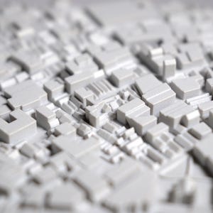Taksim Square, Istanbul Turkey 3D City Map – Exquisite 8K SLA Printed ...