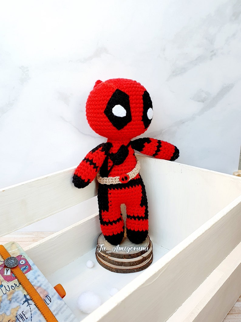 DEADPOOL Crochet Pattern, Downloadable in Spanish PDF, Amigurumi Toy ...