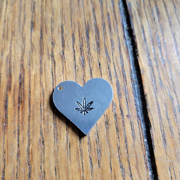 Pot Leaf Pendant - Etsy