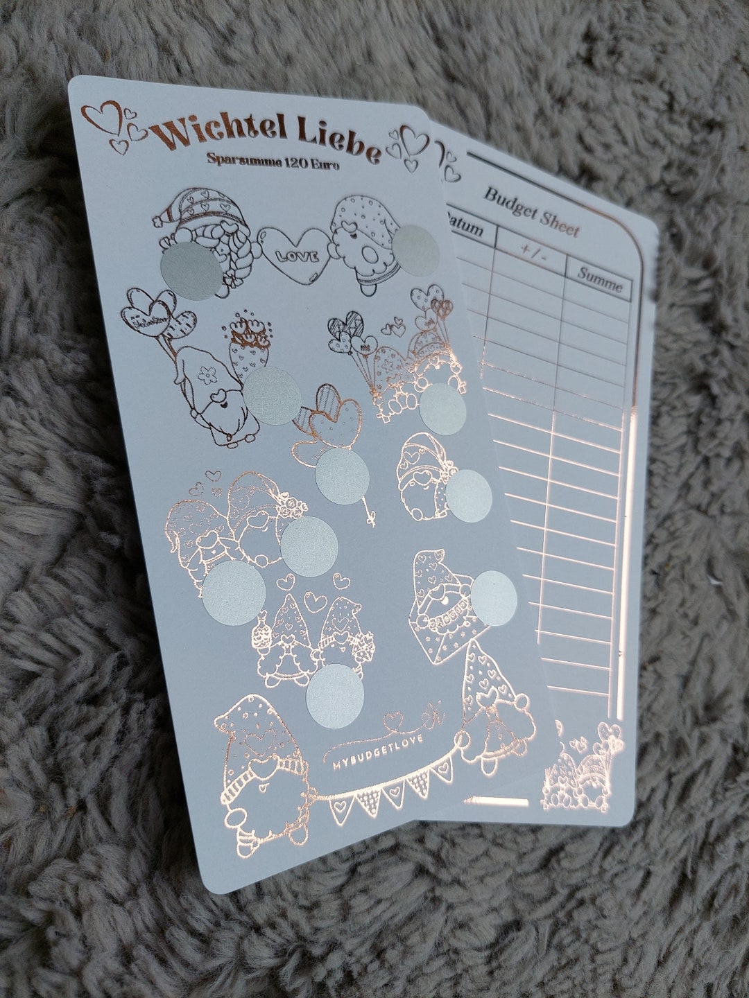 A5 Wichtelliliebe Scratch Challenge for the A5 Budget Binder, Elegantly ...