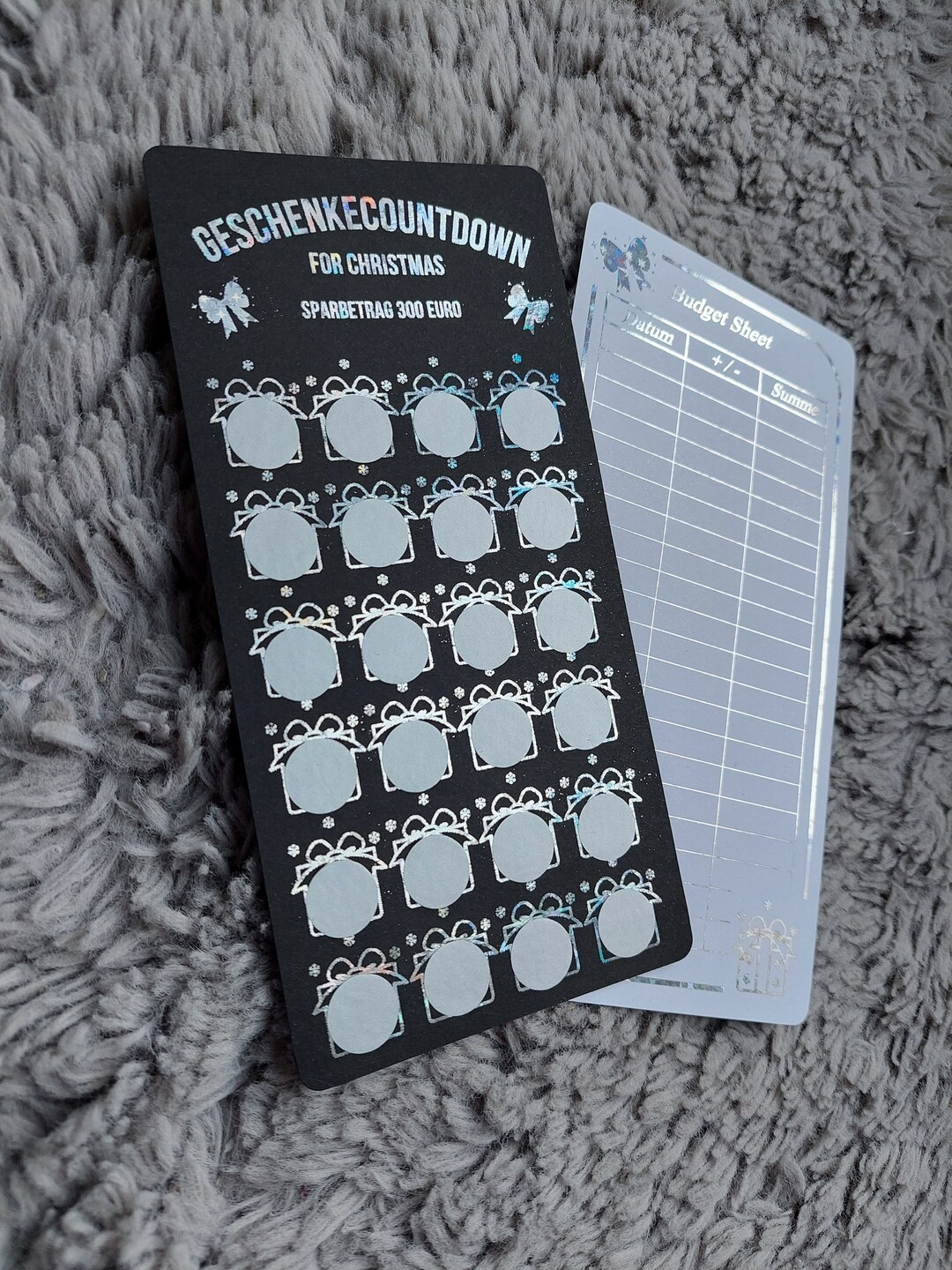 A5 Gift Countdown Scratch Challenge NEXT LEVEL for the Budget Binder ...