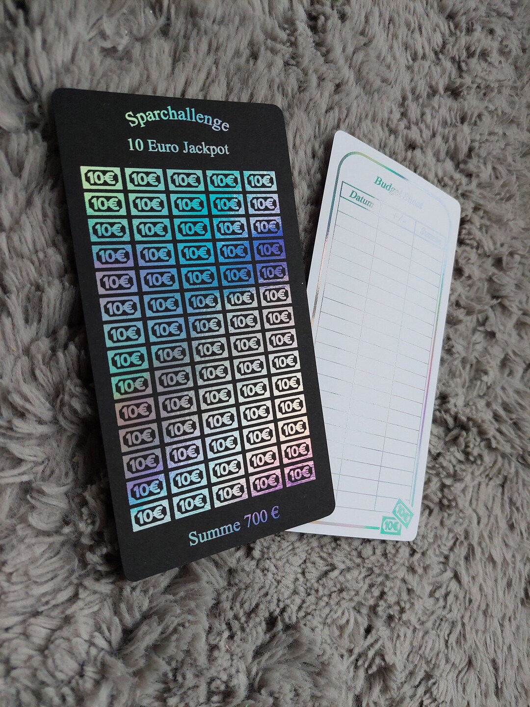 A5 10 Euro Challenge NEXT LEVEL on Black 210g Paper for the A5 Budget ...