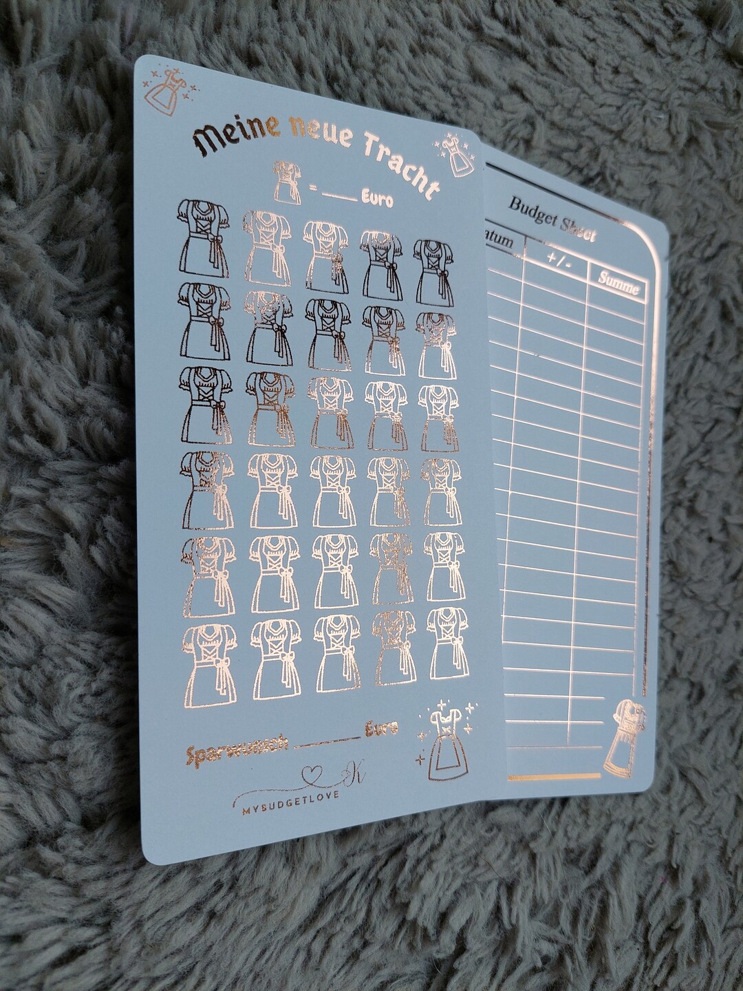 My New Costume Challenge for the A6 Budget Binder, Elegantly Foiled ...
