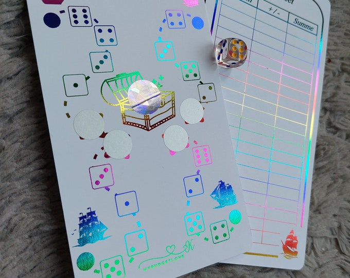 Treasure Hunt Scratch Cube Challenge for the A6 Budget Binder ...