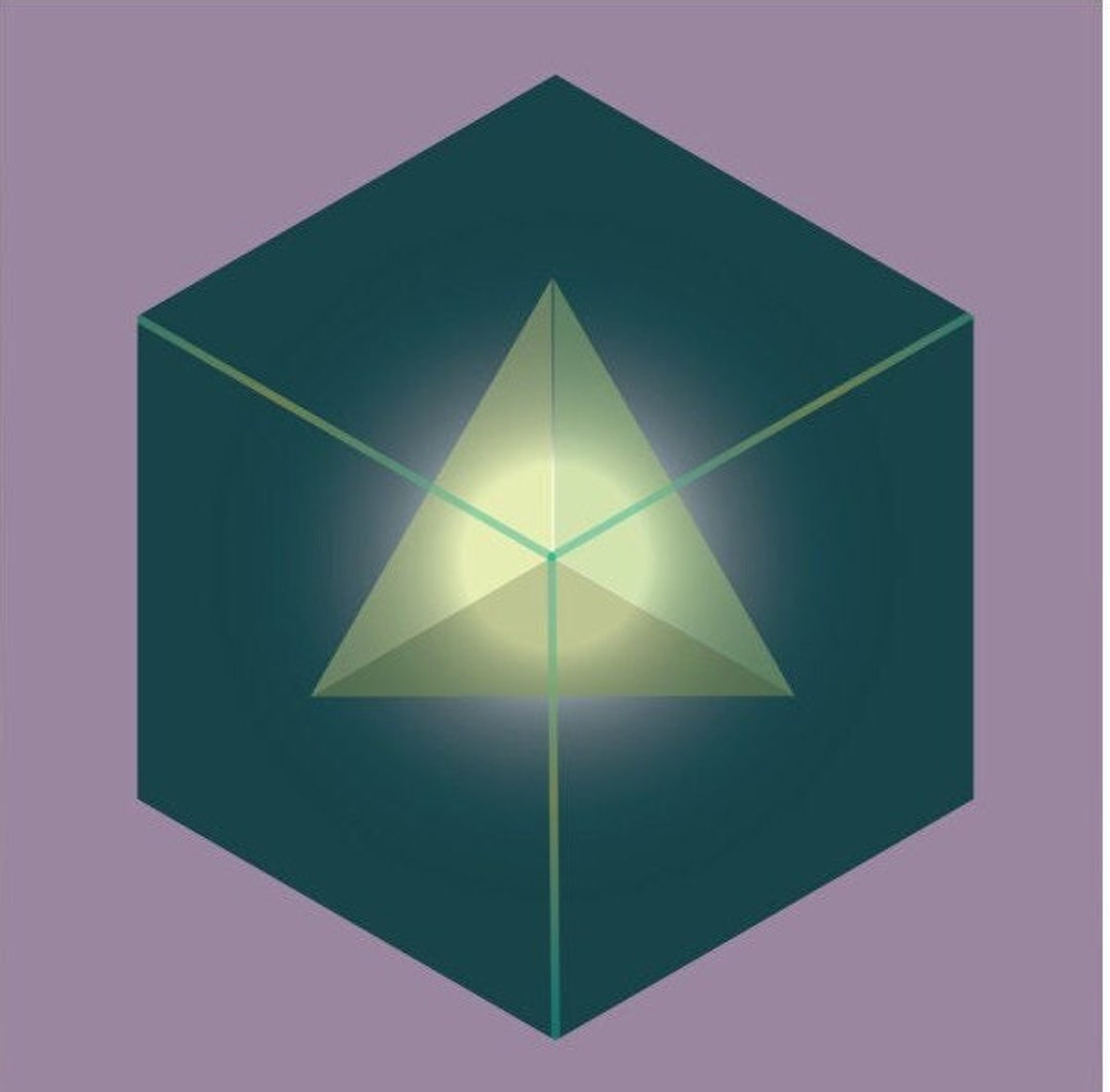 Printed Art Minimalist Sacred Geometry Abstract Art Brings Relaxation ...