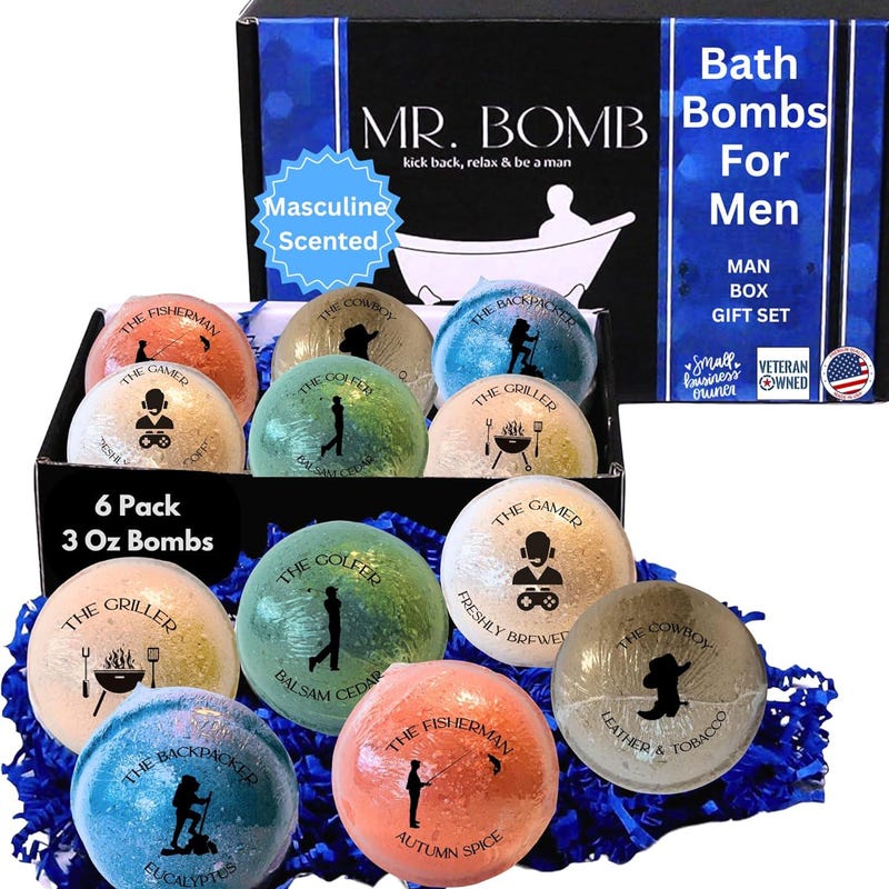 Bath Bomb for Men - Etsy UK