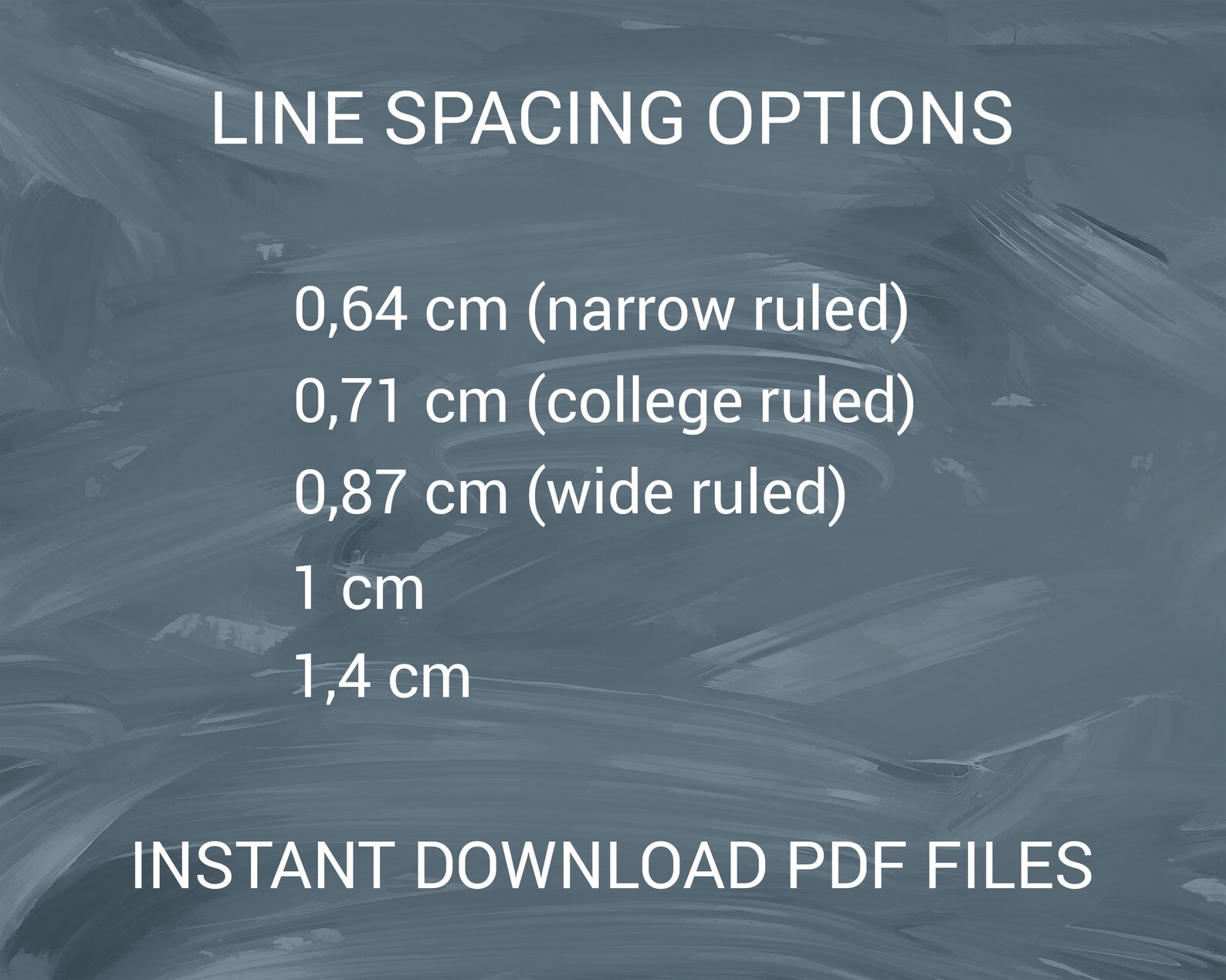 Printable Lined Paper PDF, Narrow Ruled Paper, Wide Ruled Paper ...