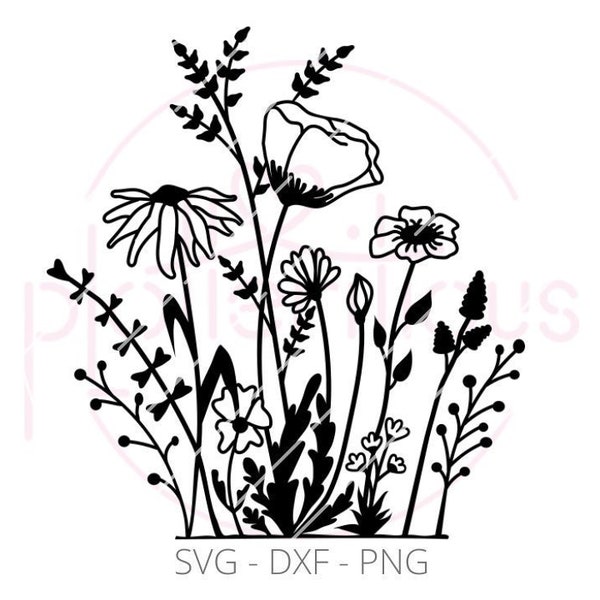 Plotterdatei blume - Etsy.de