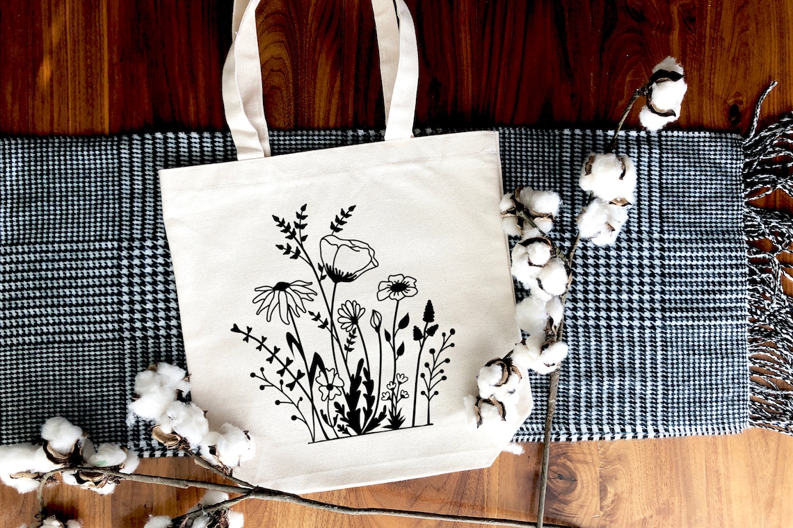 Plotterdatei Blumenwiese SVG DXF PNG - Etsy.de