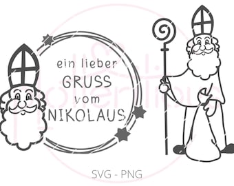 Saint Nicholas Svg - Etsy