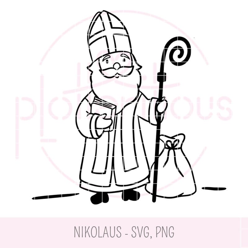 St. Nicholas Clip Art - Etsy