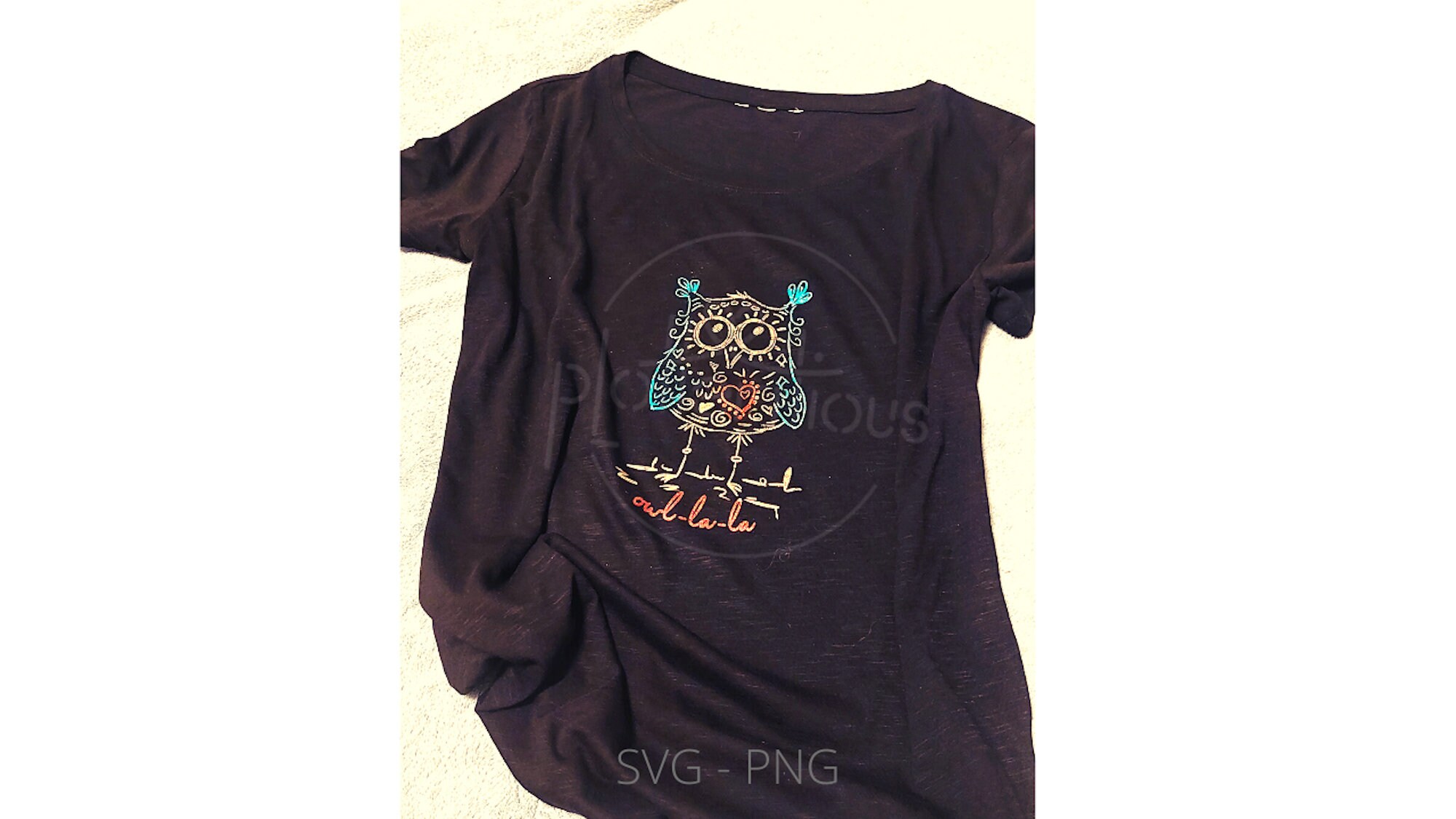 Eule Plotterdatei SVG PNG owl Outline bunt einfarbig - Etsy.de