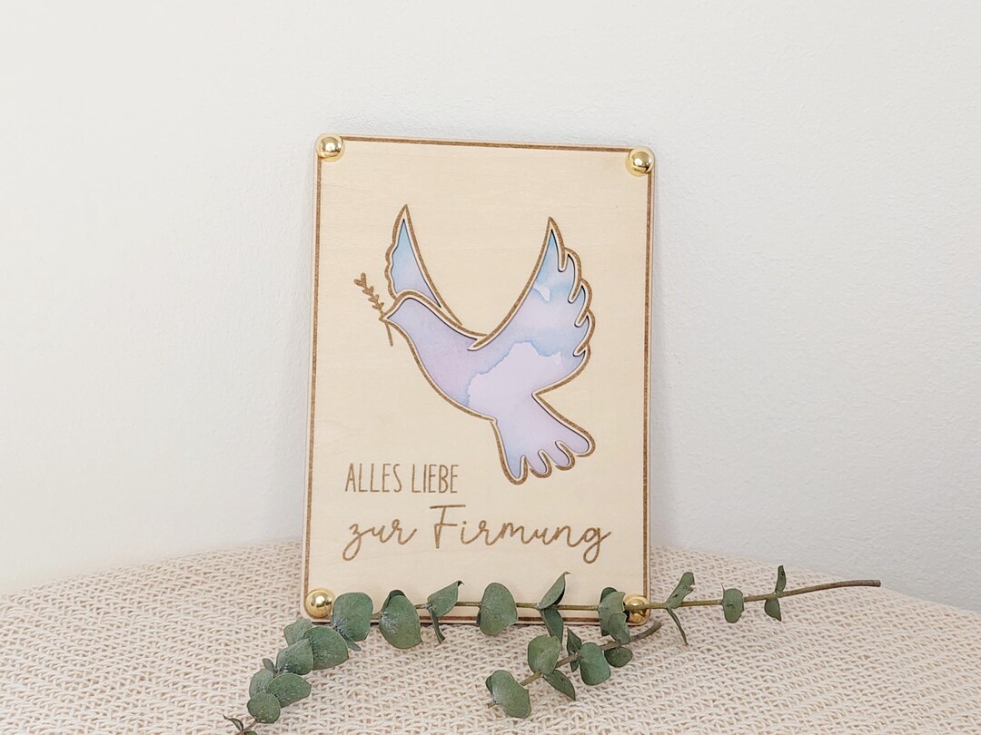 Confirmation Gift Card - SVG PNG, Laser File, Plotter File, Print and ...